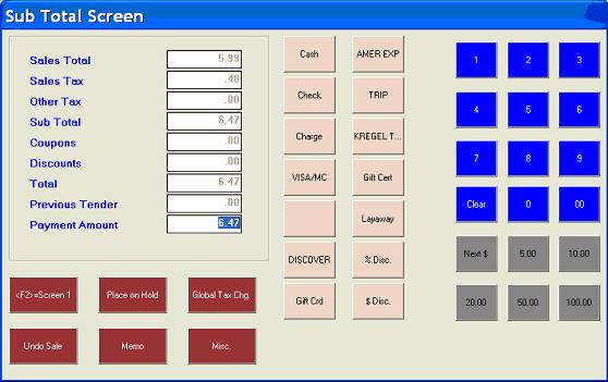 CAFE POS - Optional Program