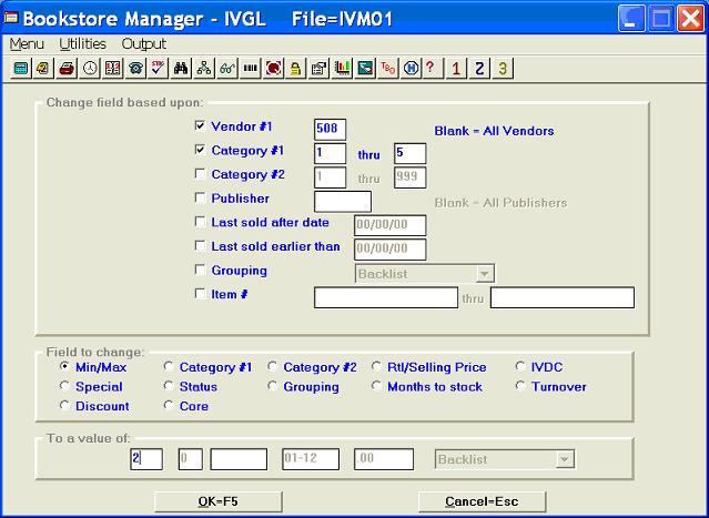 IVGL - Global Inventory Changes